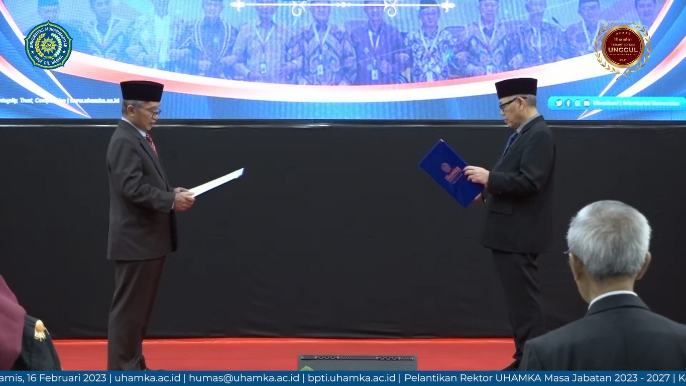 Prof Gunawan Resmi Dilantik Kembali Sebagai Rektor Uhamka - Madrasah ...